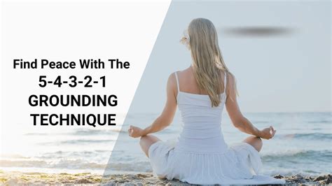 54321 Grounding Technique A Grounding Exercise For Anxiety YouTube