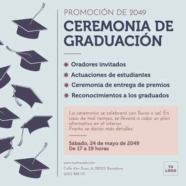 Plantillas de graduación editables para imprimir gratis