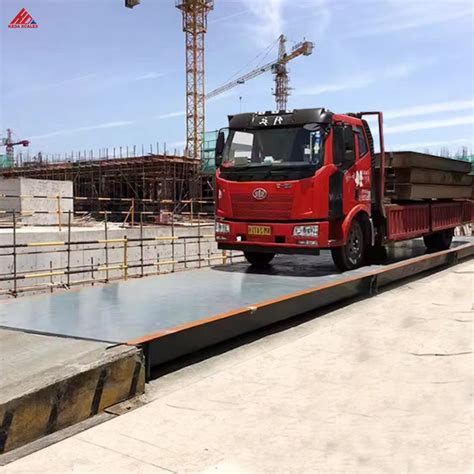 Custom Design 3X16m Or 10 80t Electronic Truck Scale Digital