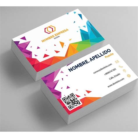 Mil Tarjetas De Presentacion Laminado Mate A Todo Color F V RBG Impresos