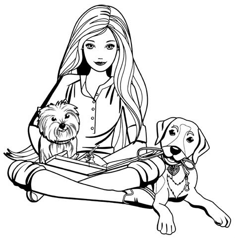40 Desenhos para colorir da Barbie Dicas Práticas
