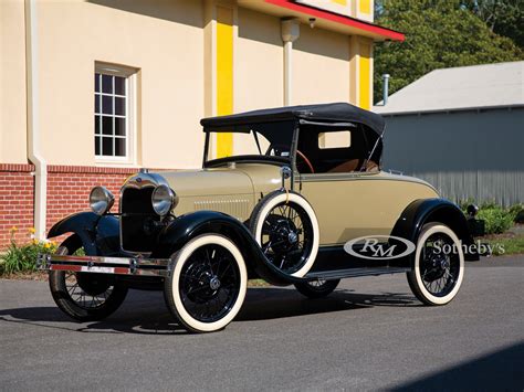 1928 Ford Model A Roadster Hershey 2019 RM Auctions