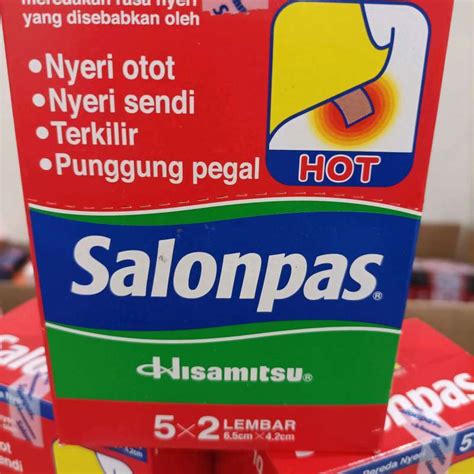 Jual Salonpas Koyo HOT Pereda Nyeri 5x2 Box Isi 10 Sachet Hisamitsu