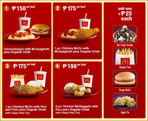 McDonald S Menu Philippines