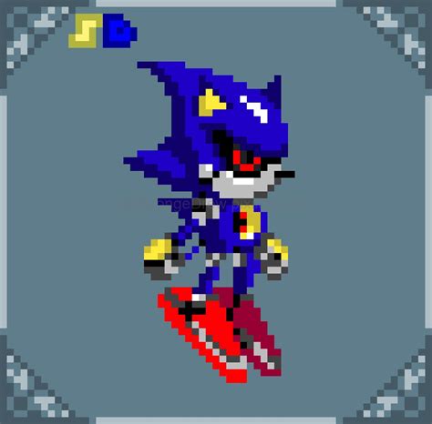 Metal Sonic Pixel Art