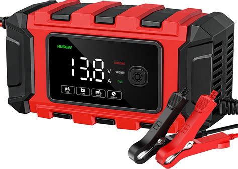 Husgw 6A Caricabatteria Da Auto Carica Batterie Per Auto 6A 12V 24V