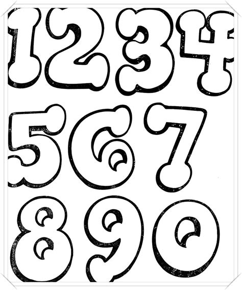 numeros para colorear infantiles Dibujo imágenes