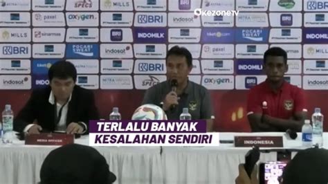 Timnas Indonesia U 17 Ditaklukkan Korea Selatan U 17 Bima Sakti Sebut