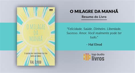 Resumo do Livro O Milagre da Manhã Hal Elrod