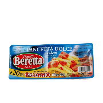 PANCETTA DOLCE A CUBETTI BERETTA 2x90 G In Dettaglio Cts Spesa Online