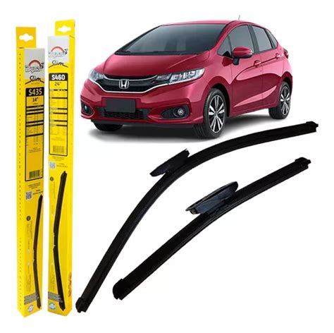 Par De Palhetas Dianteira Honda Fit De At Dyna