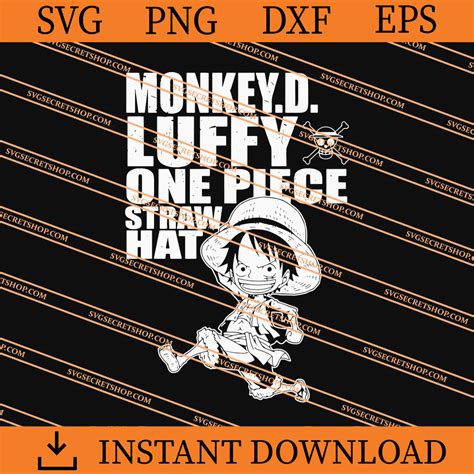 Monkey D Luffy One Piece SVG Luffy SVG One Piece SVG SVG Secret Shop