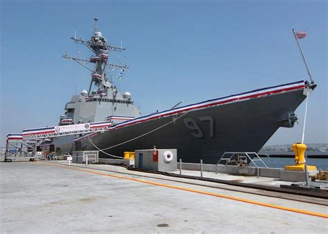 The US Navy S USN Newest Ship The Arleigh Burke Class Guided Missile