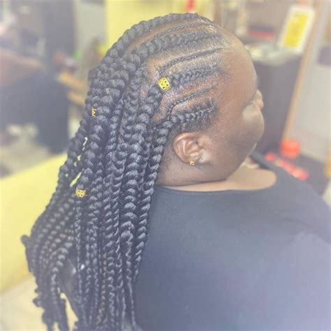 Addi Cthair Coiffures On Instagram Tresses Avec Rajouts Knotless