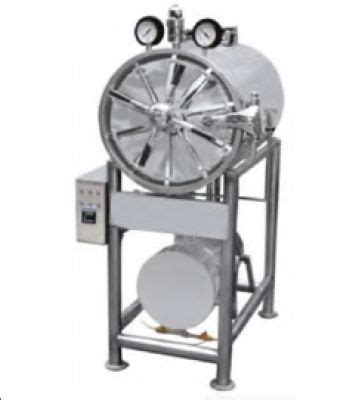 High Pressure Horizontal Cylindrical Steam Sterilizer For Laboratory
