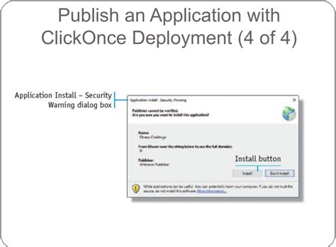 Solved Publish An Application With ClickOnce Deployment 1 Chegg