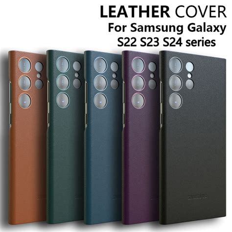 สำหรบ Samsung Galaxy S22 S24 S23เคสพเศษ S23 S24บวกปกหนงคณภาพสงเตม