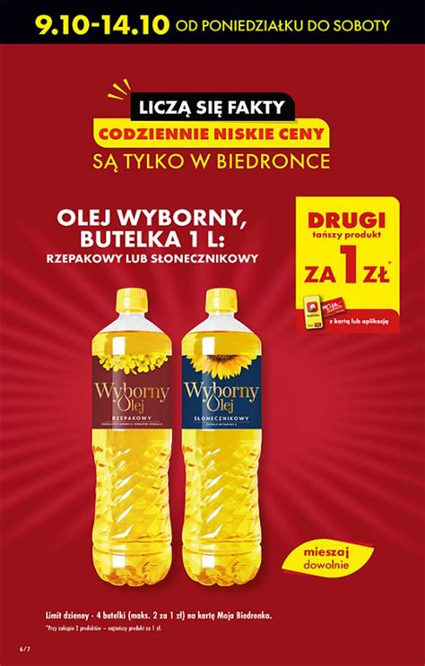 Biedronka 12 10 2023 W Tym Tygodniu Olej Wyborny