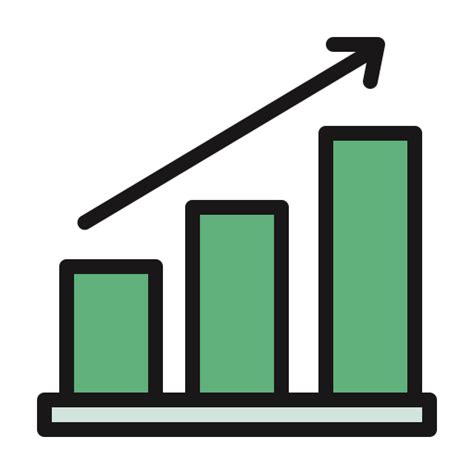 Gráfico de crecimiento Iconos gratis de negocios y finanzas