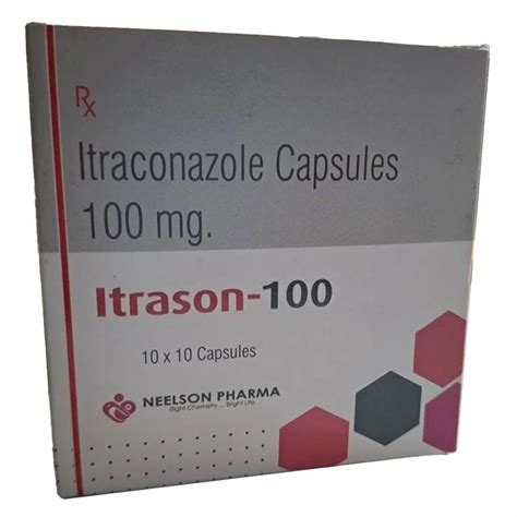 Mg Itraconazole Capsules Treatment To Treat Fungal Infections At