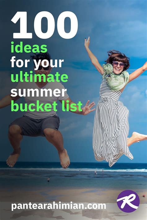 Ultimate Summer Bucket List Summer Bucket Lists Travel Bucket List