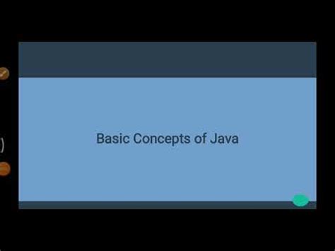 T Y B Sc Comp Sci Lecture 4 Programming In Java I CS 335 YouTube