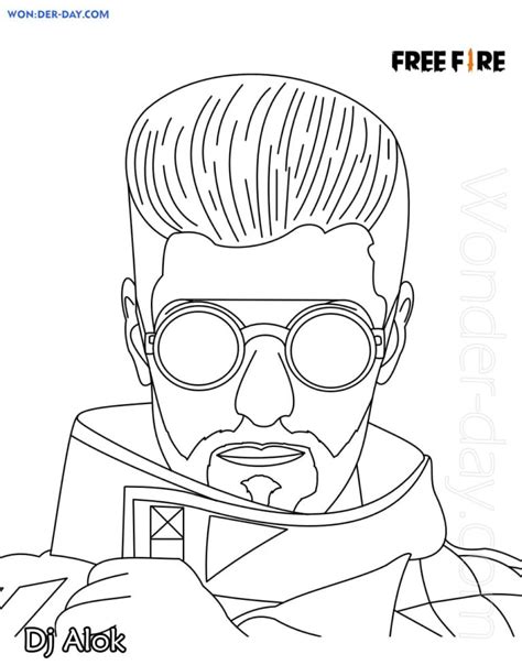 Dibujos De Free Fire Para Colorear WONDER DAY Dibujos Para Colorear