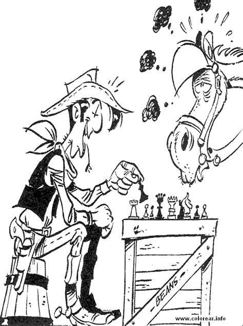 90 dessins de coloriage lucky luke à imprimer sur LaGuerche Page 6