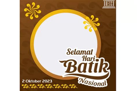 Link Twibbon Hari Batik Nasional Gratis Bingkai Foto Cantik