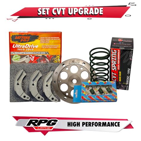 Jual MANGKOK GANDA CUSTOM KARTEL PAKET DAN KAMPAS DAYTONA PER CVT PER