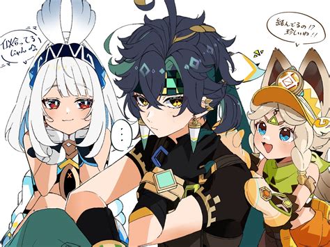 Mualani Kinich And Kachina Genshin Impact Drawn By Siro Danbooru