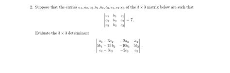 solved please help2 suppose that the entries a1 a2