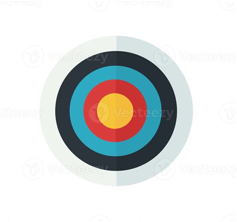 Archery Target Goal Achieve Concept Png