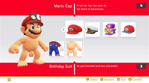 NSFW Nude Mario Super Mario Odyssey Mods