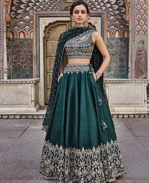 Designer Green Lehenga Choli For Women Party Wear Bollywood Etsy