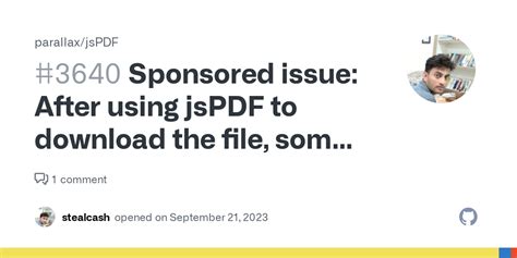 sponsored issue after using jspdf to download the file some words had an additional