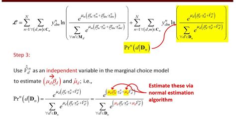 lecture 9c nested logit model estimation youtube