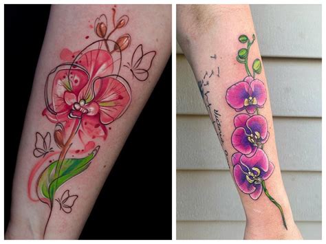 Orchid Flower Forearm Tattoo Best Flower Site