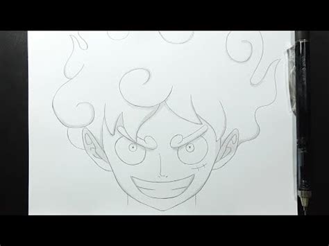 How To Draw Luffy Gear Anime Sketch Step By Step