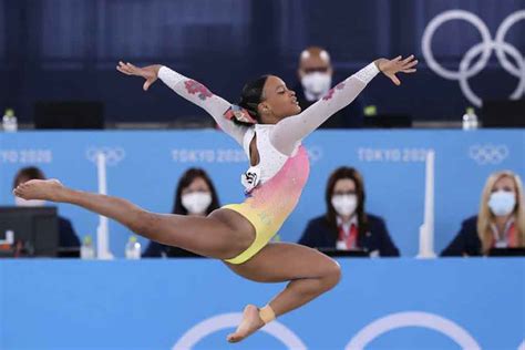 Após ouro e prata Rebeca Andrade fica em 5º NE Notícias