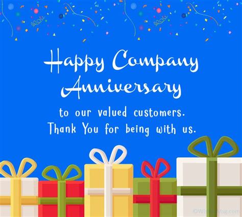 70 Company Anniversary Wishes And Messages WishesMsg