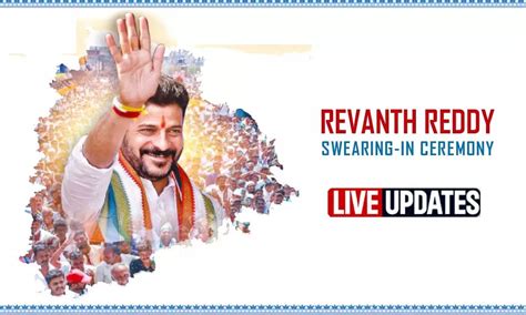Telangana New CM Revanth Reddy Swearing In Ceremony Live Updates