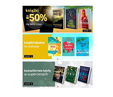 Empik książki na letni czas i bestsellery z rabatami Promocje