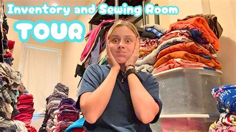 Inventory And Sewing Room Tour Youtube