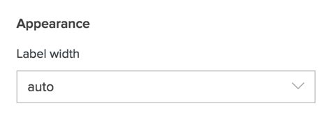 Manage Field Label Width For Forms ManageEngine AppCreator Help