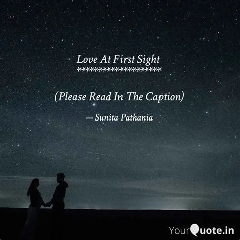 Love At First Sight Quotes Writings By Sunita Pathania
