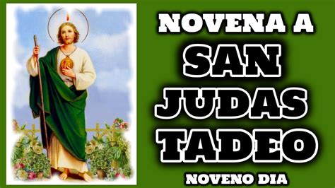 NOVENA A SAN JUDAS TADEO NOVENO DIA YouTube