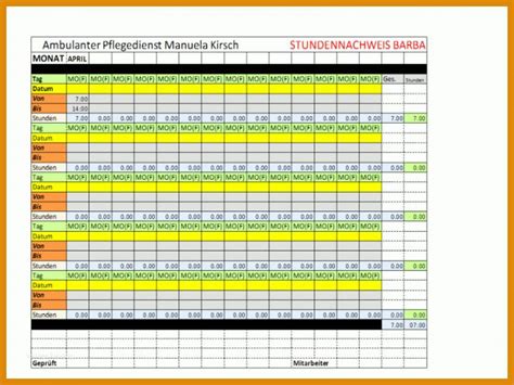 Vorlage Stundennachweis Excel 11 Methoden Für 2019 Muster Vorlagen