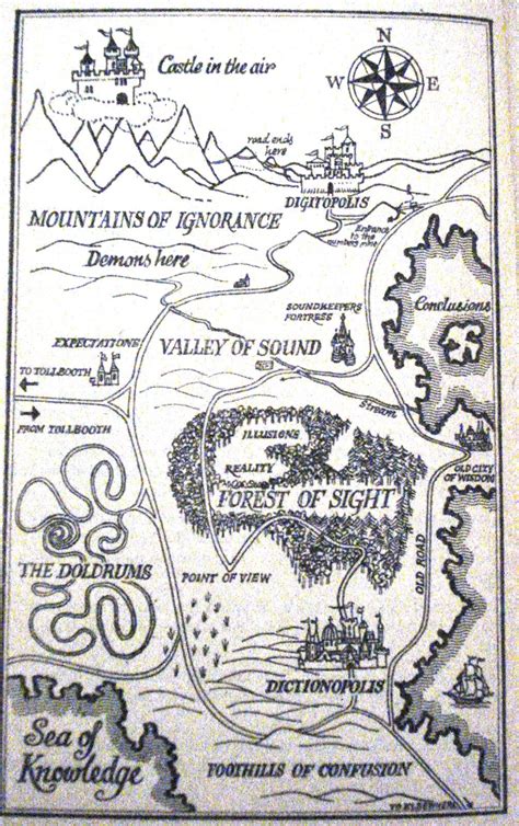 An Old Map Showing The Location Of Several Towns