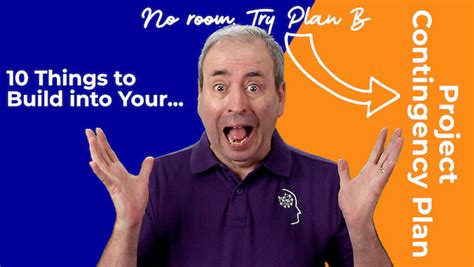 What If 10 Things To Build Into Your Project Contingency Plan Video Onlinepmcourses